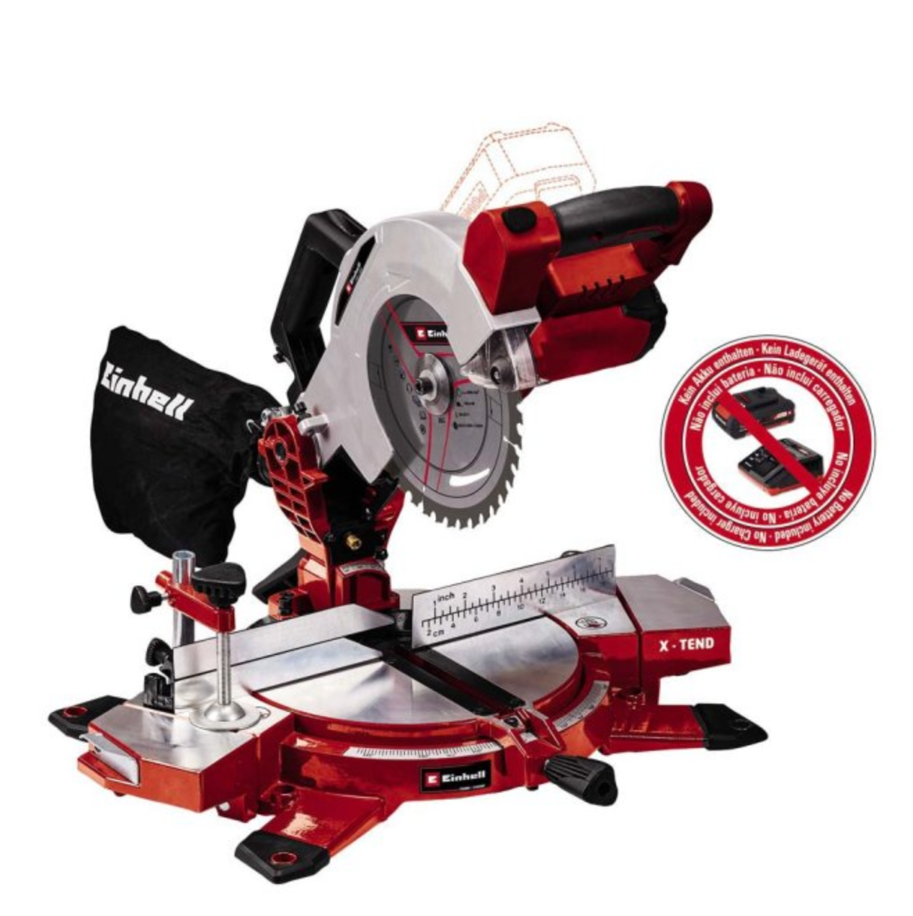 Einhell Power X-Change 18V Cordless Single Bevel Mitre Saw - Bare – Dynamite Hardware
