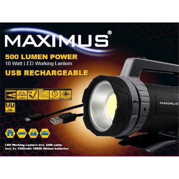 Maximus 10W LED 5W 500 Lumen Battery Work Lamp – Dynamite Hardware