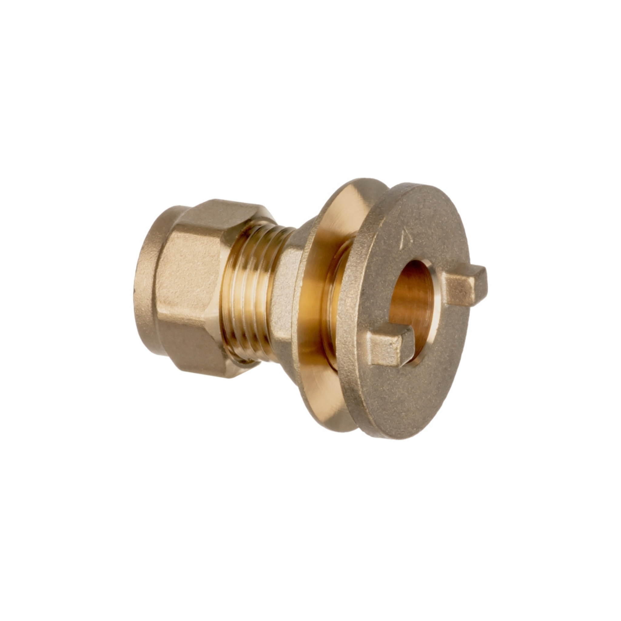 Easi Plumb - 1/2" Brass Compression Tank Connector – Dynamite Hardware