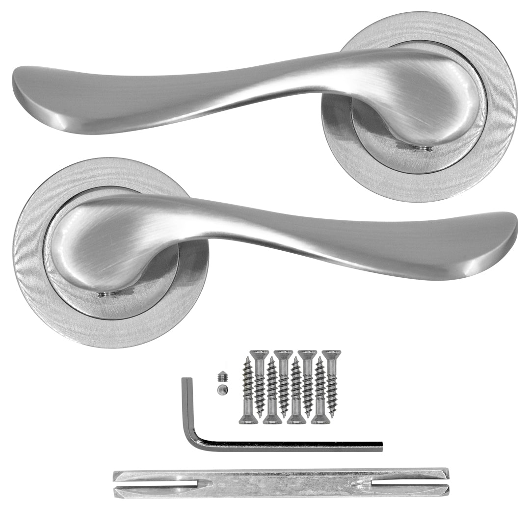 Radius Polished Chrome Amur Handles – Dynamite Hardware