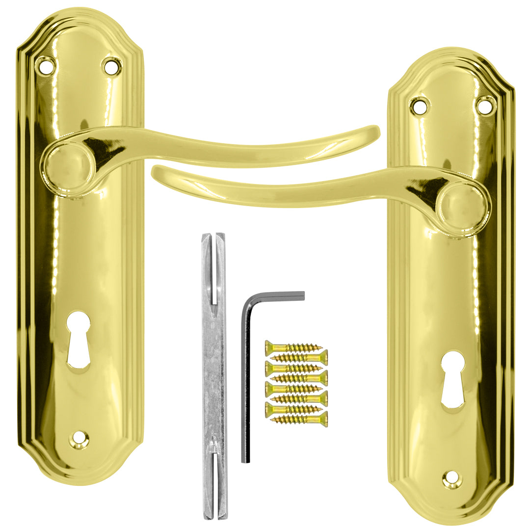Radius Brass Loire Plated Handles – Dynamite Hardware