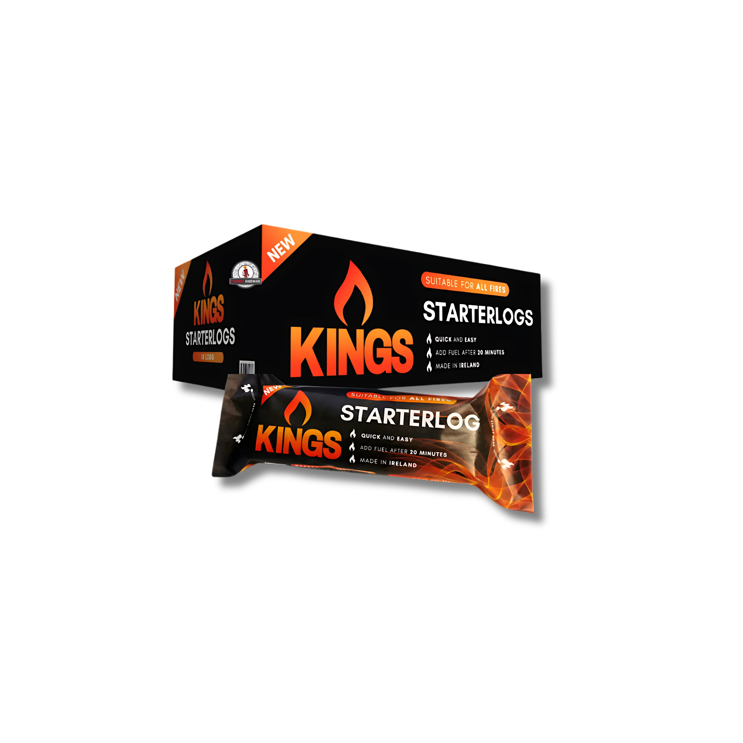 FIRE STARTER LOG BOX OF 10 – Dynamite Hardware